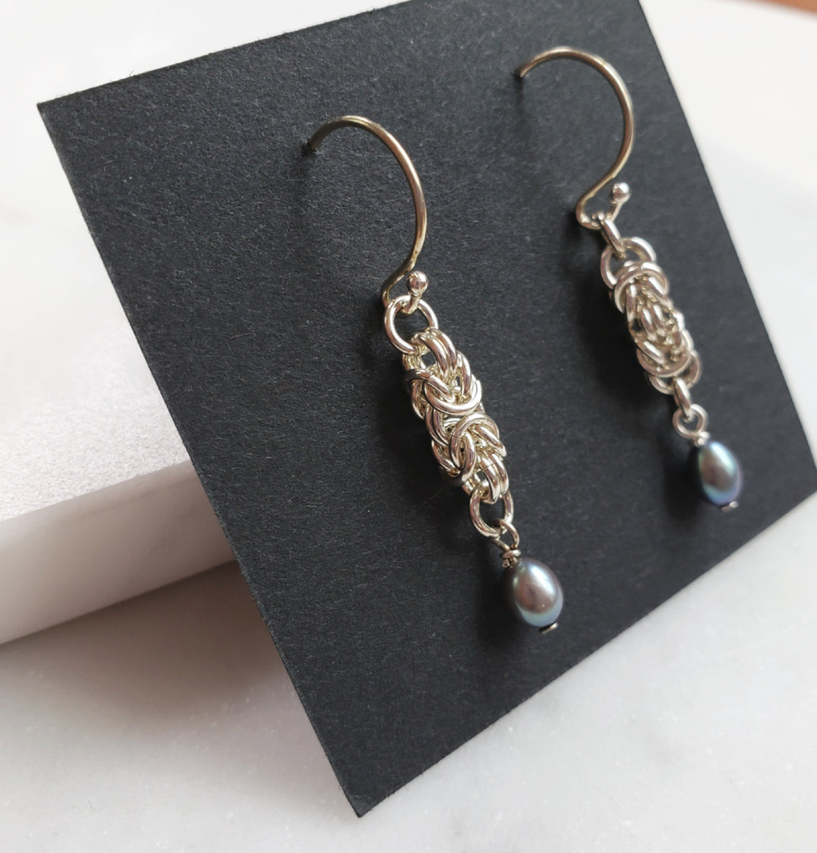 Arzu sterling silver with pearls – KBeau Jewelry